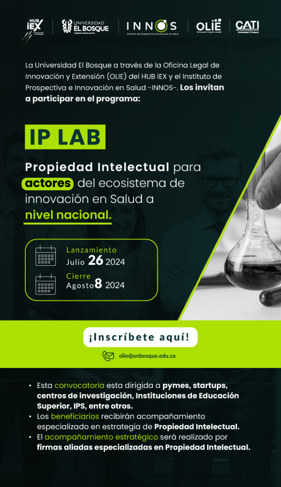 IP LAB INNOVACIÓN EN SALUD - 2024 | CEmprende